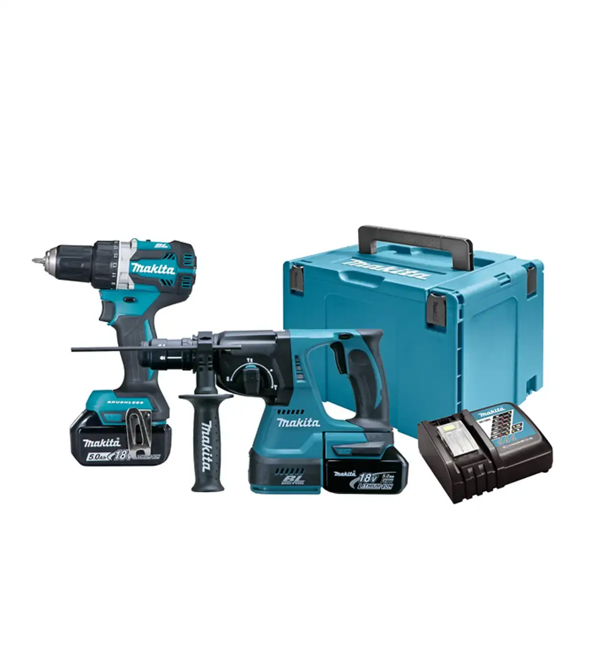 Makita set bateriјska bušilica-šrafciger, čekić / Lkt Dlk2191Tј