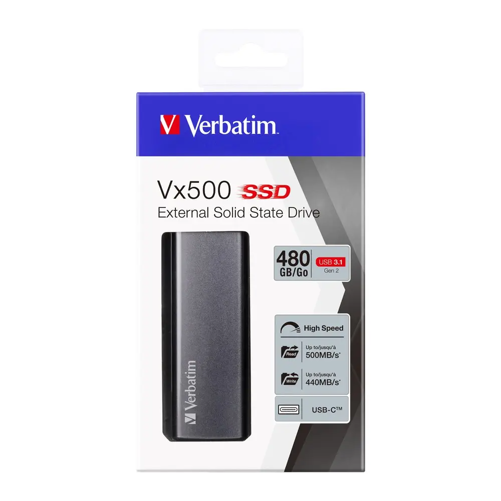 Vx500 EXT.SSD USB 3.1 G2 480GB (47443)