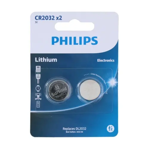 BATERIJA PHILIPS CR2032 3V / 2 kom.