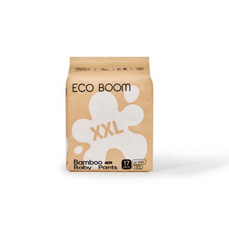 ECO BOOM biorazgradive pelene gacice za bebe velicina XXL(od20kg) 17 kom