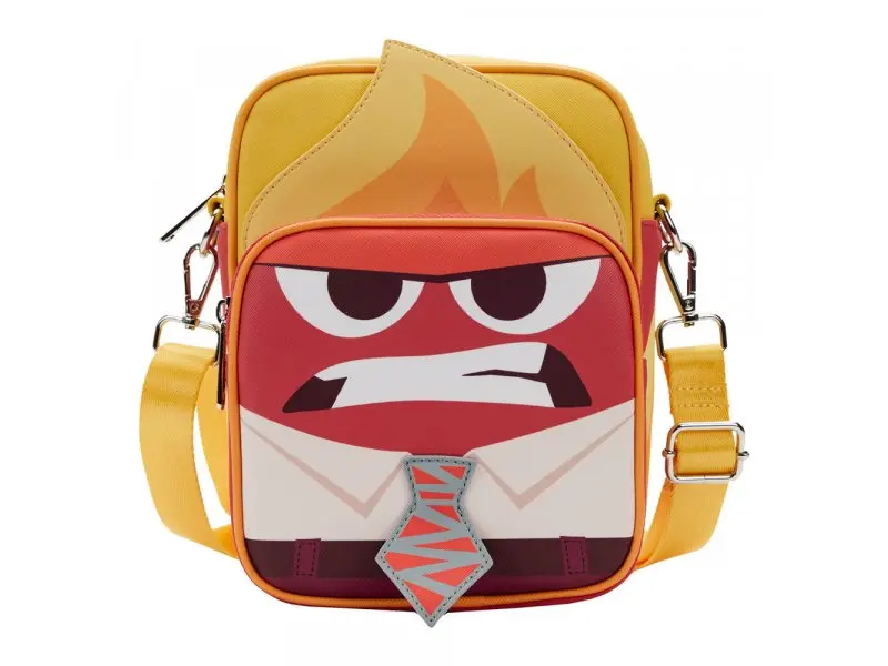 Loungefly Disney Pixar Inside Out Anger Cosplay Torbica za pasoš, Narandžasta