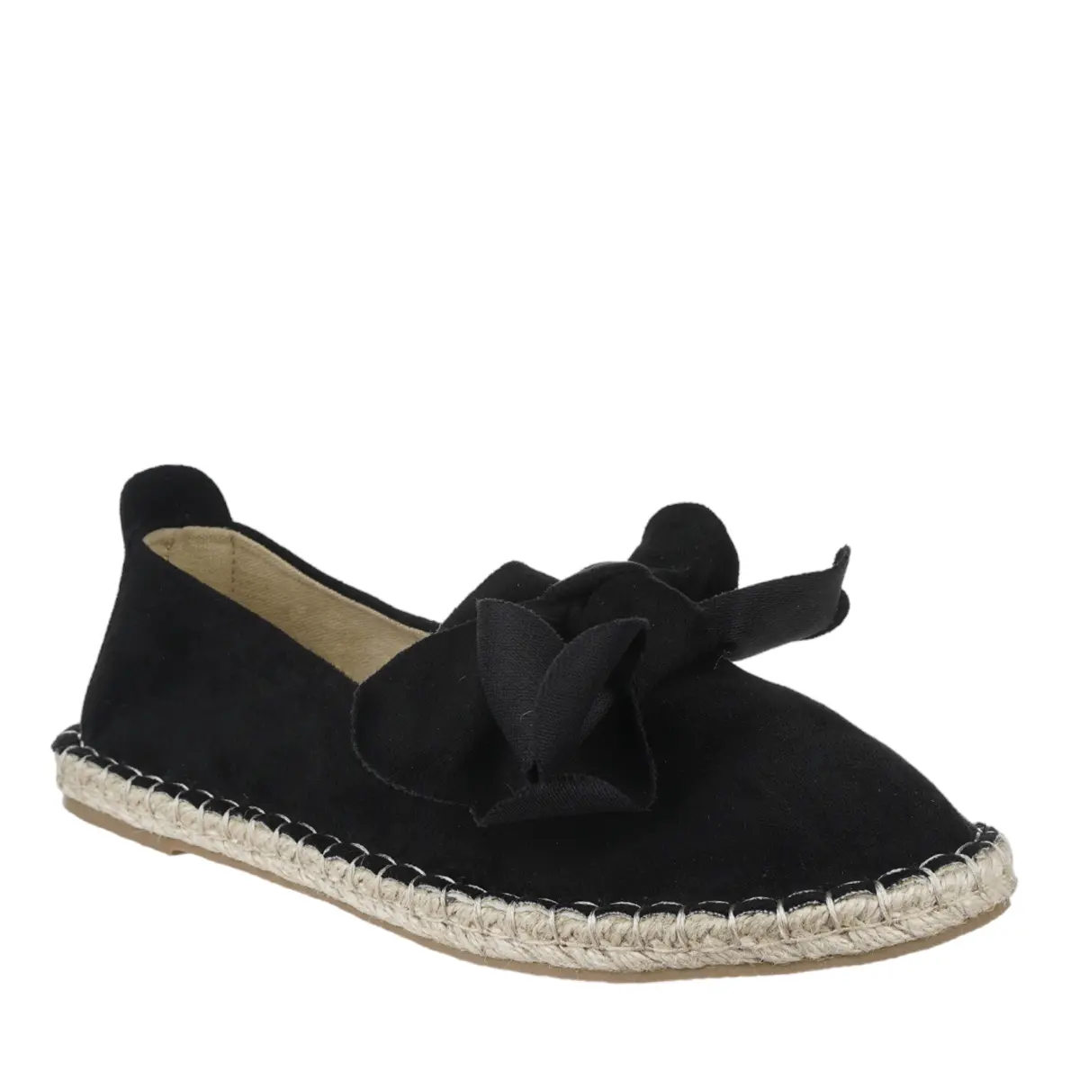 LUSSO Ženske espadrile N78663, Crne