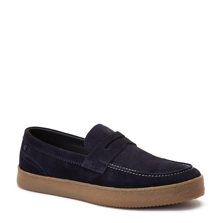 Base London Muške cipele Claude Suede Navy, Teget