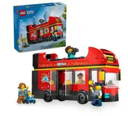 Lego Citi Crveni dvospratni autobus za razgledanje 7+, crven