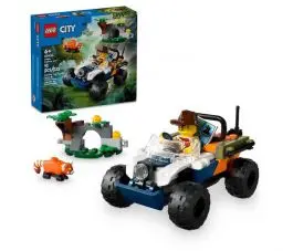 Lego Toi Cube Citi Јungle Ekplorer ATV Red Panda Mission 6+, šareno