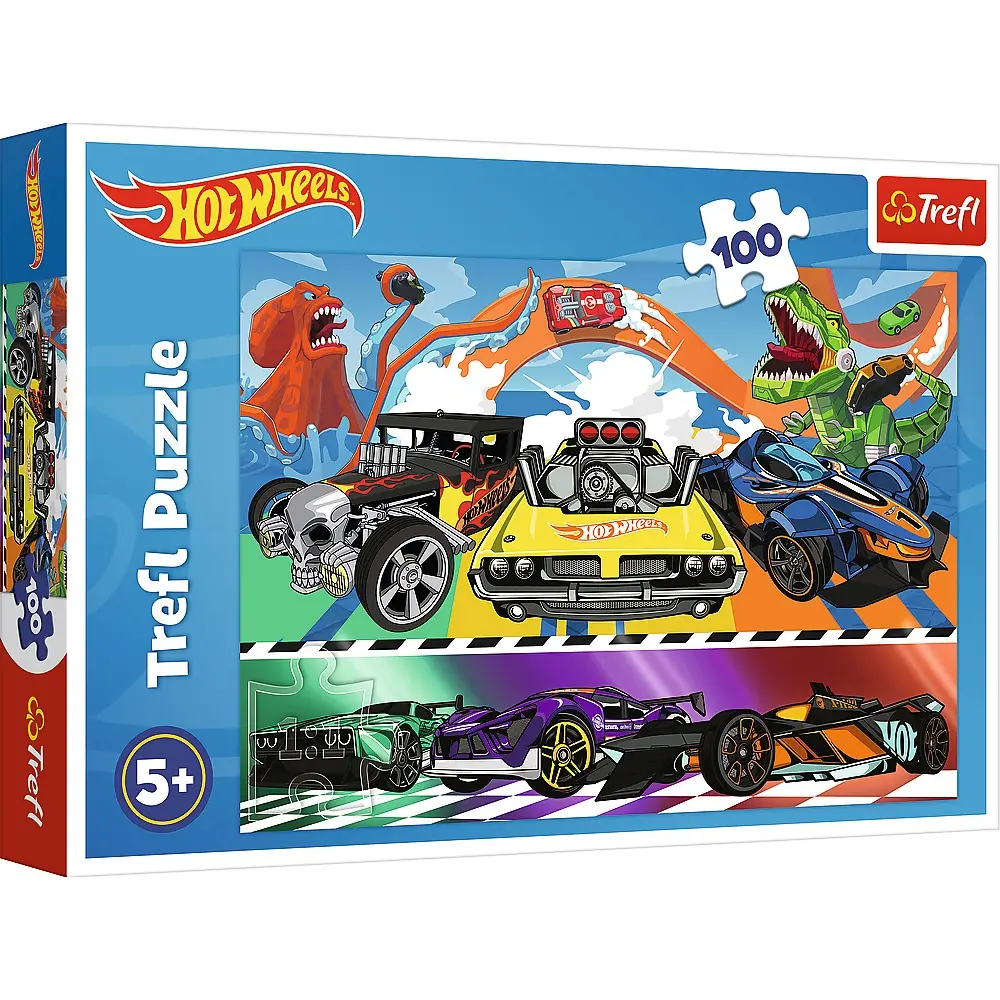 Trefl Slagalica Hot Wheels, 100 delova