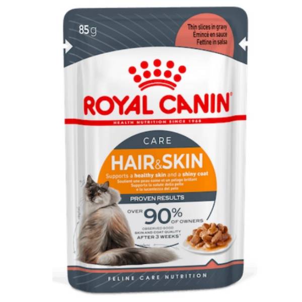 Royal Canin Hair&Skin cat sos, 85g