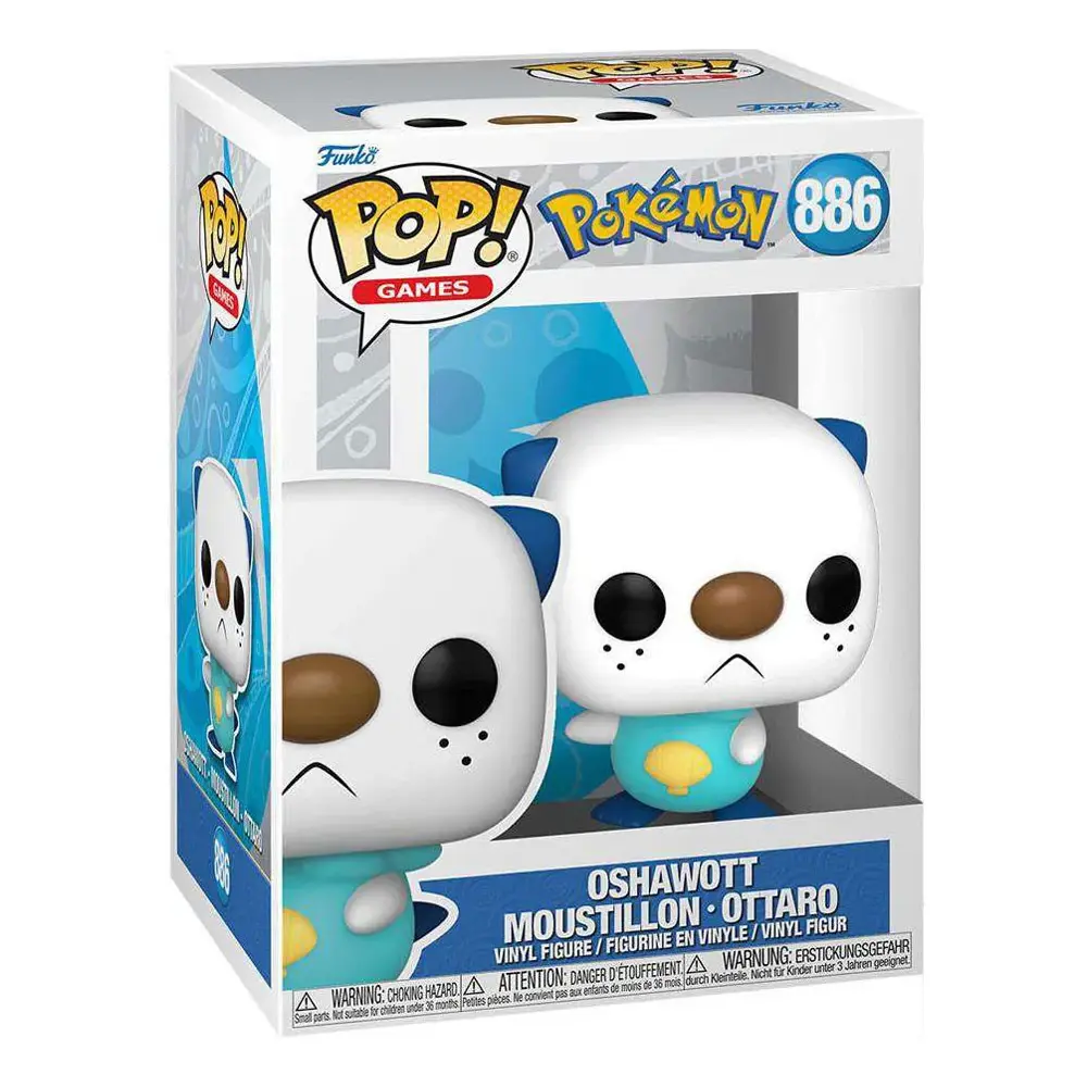 FUNKO Figura Pop Games: Pokemon - Oshawott (EMEA)