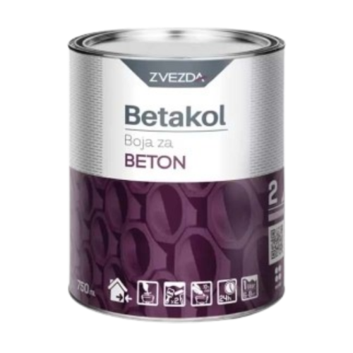 Betakol boja za beton 0,75 l, bela RAL 9010