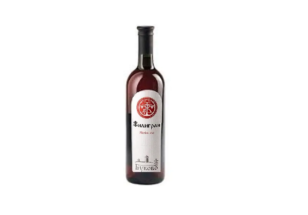 Manastir Bukovo Merlot suvo crveno vino, 750 ml