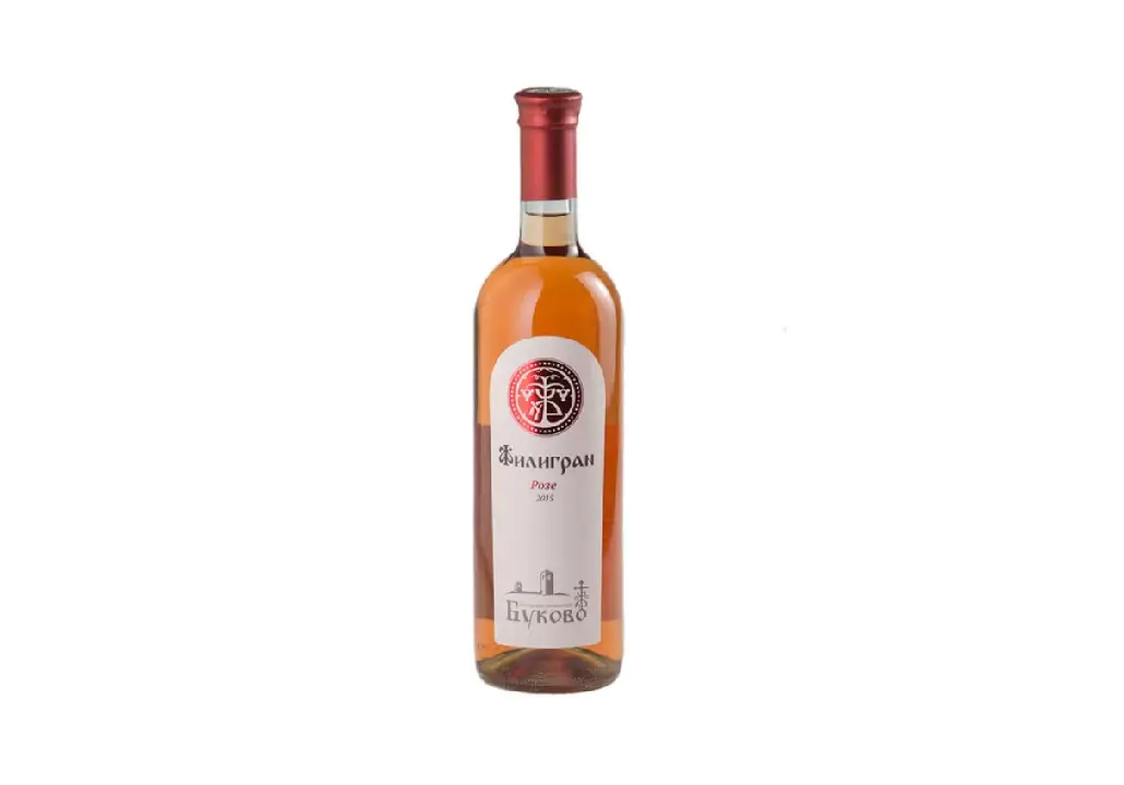 Manastir Bukovo Rose suvo roze vino, 750 ml