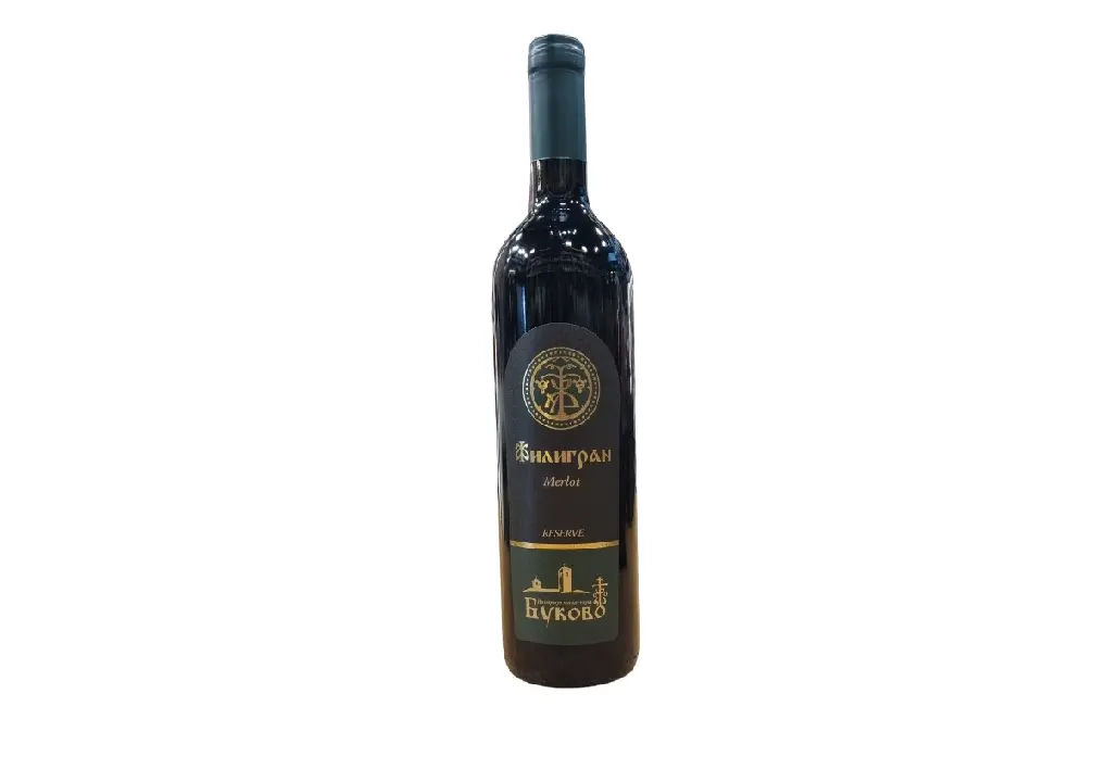 Manastir Bukovo Reserve Merlot suvo crveno vino, 750 ml