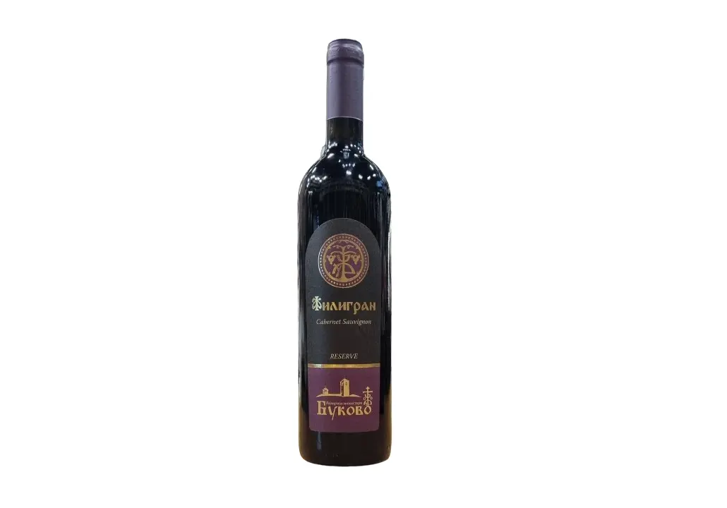 Manastir Bukovo Reserve Cabernet Sauvignon suvo crveno vino, 750 ml