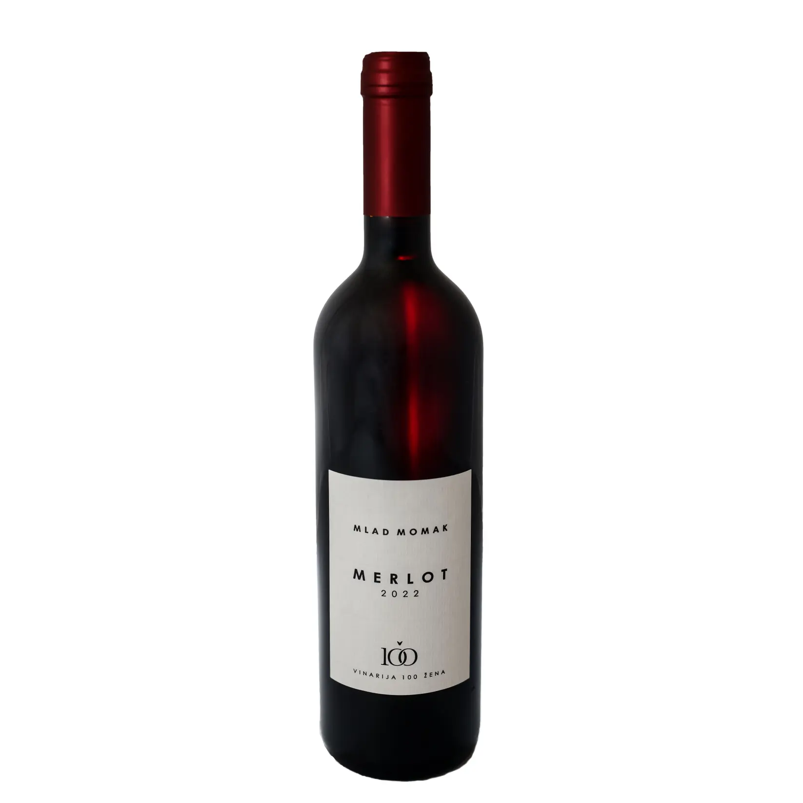 100 ŽENA Mlad Momak Merlot Crveno vino, 0.75 L