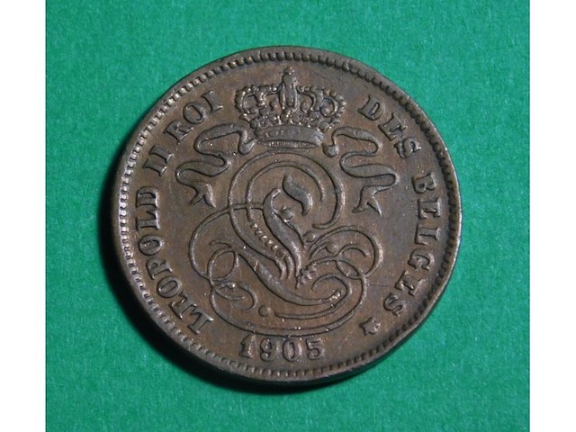 2 centimes 1905 - Belgija