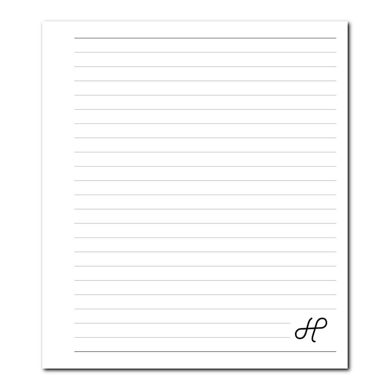 Insert – Beleške linije (10 listova)