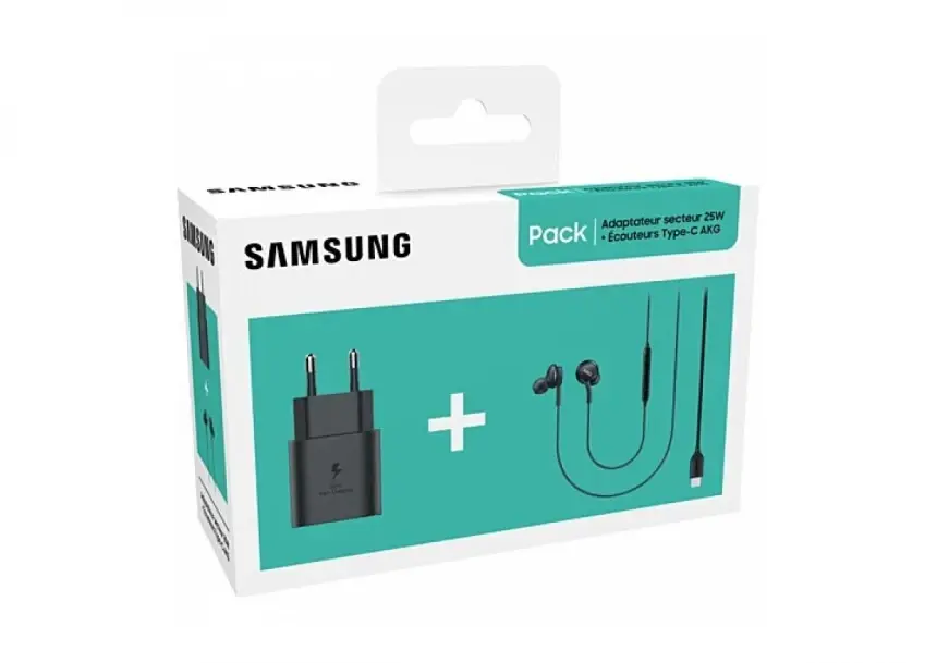 Samsung Start Kit (punjač 25w+ slušalice AKG Type-C) crna