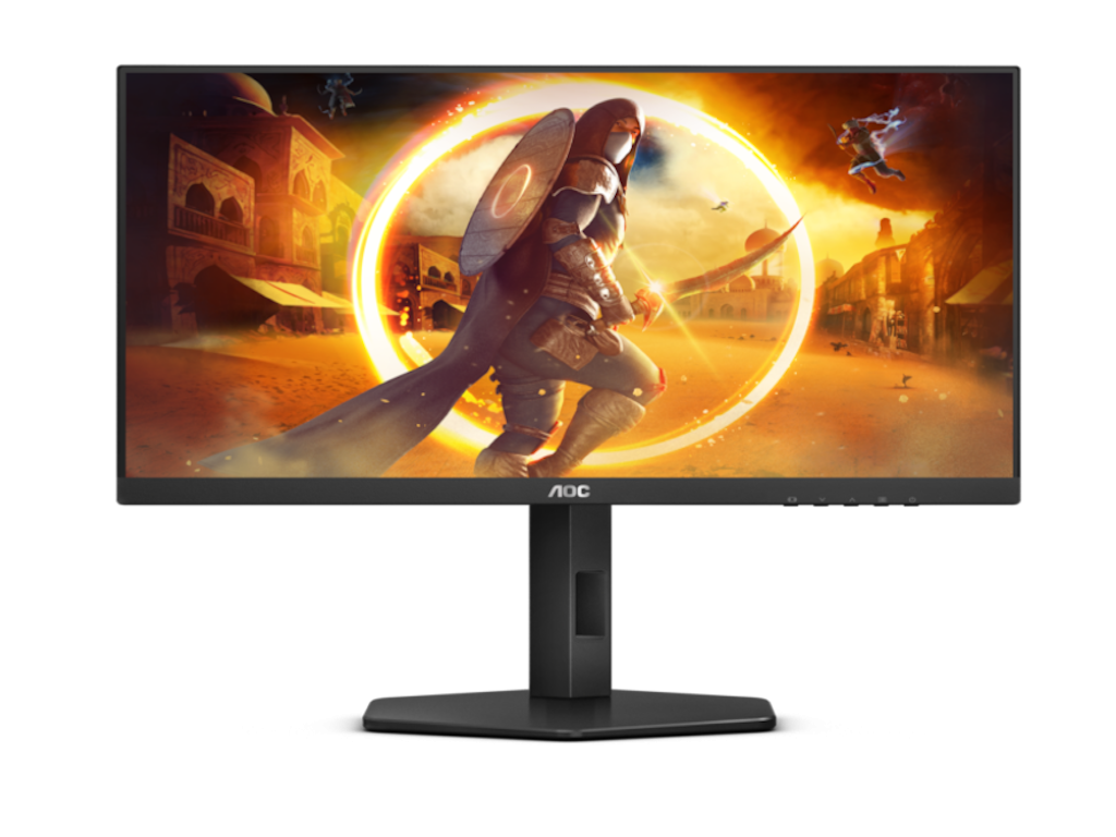 Monitor AOC 24G4X 23,8"/IPS/1920x1080/180Hz/1ms GtG/HDMIx2,DP,/Gsync,freesync/pivot,visina/crna