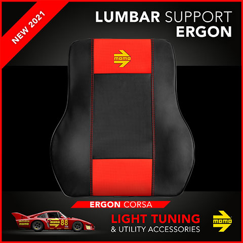 NASLON ZA LEDJA ERGON CORSA BLACK-RED MOMO