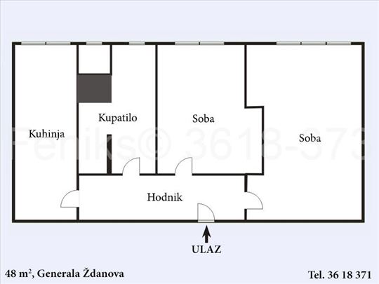 Prodaja stana kod Instituta majka i dete 41m2