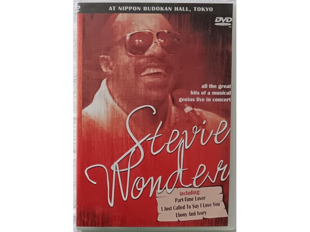 STEVIE  WONDER -  At Nippon Budokan hall, Tokyo