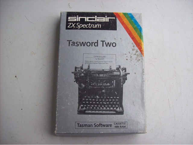 Sinclair ZX Spectrum kaseta Tasword Two - 48 K ram