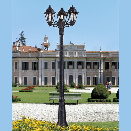 GIGI/BISSO/ANNA 3L CRNA STUBNA LAMPA GORE/DOLE IP55 3XE27 900173