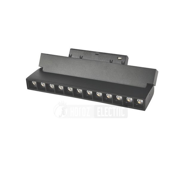 Magnetna zglobna led šinska svetiljka MAGNET-ALL1 12W 3000K crna