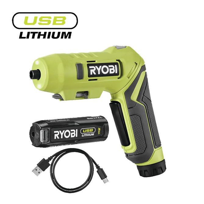 Kompaktni bežični okretni odvijač USB Lithium™ 4V (2,0 Ah) – RYOBI RSDP4-120G