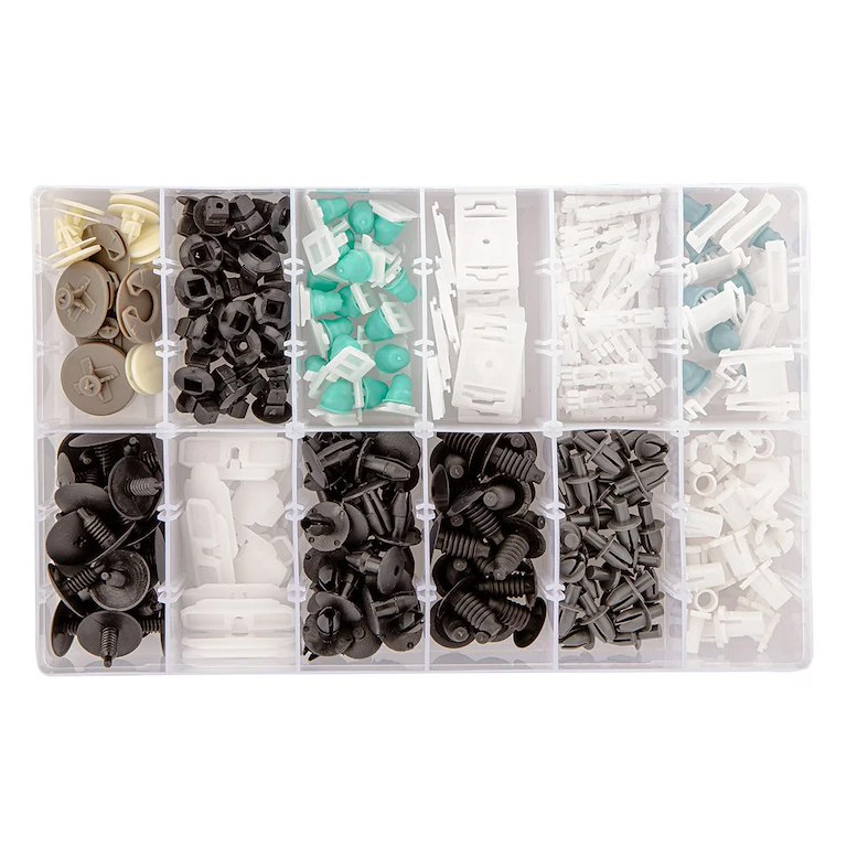Žabice za Volkswagen automobile – Set 255kom – NEO TOOLS (11-963)