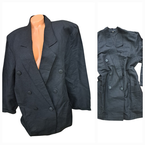 Oversize sako S lan/pamuk