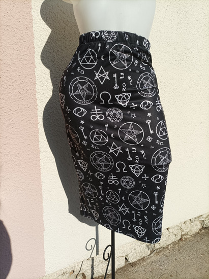 Banned Gothic Suknja sa Printom S/M