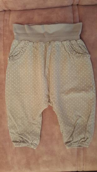 H&M sive baggy pantalonice sa tufnicama, 80