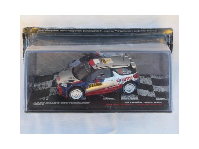 1:43 IXO/altaya citroen DS3 RRC