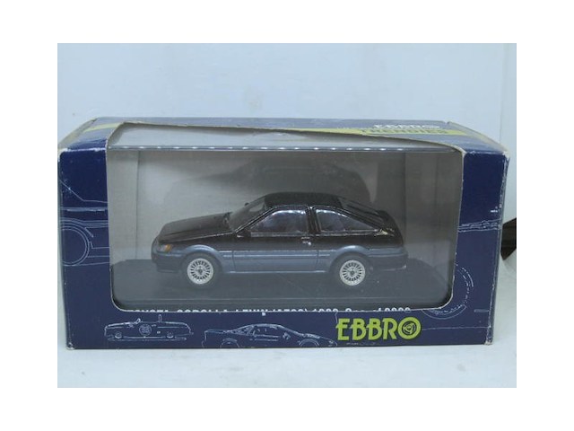 1:43 ebbro toyota corolla levin