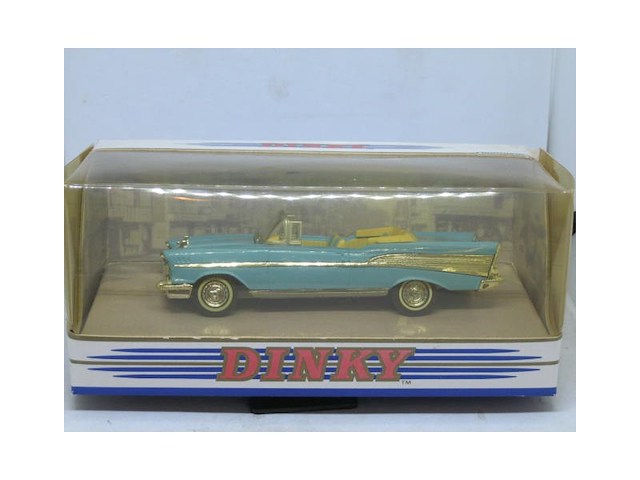 1:43 dinky chevrolet bel air convertible