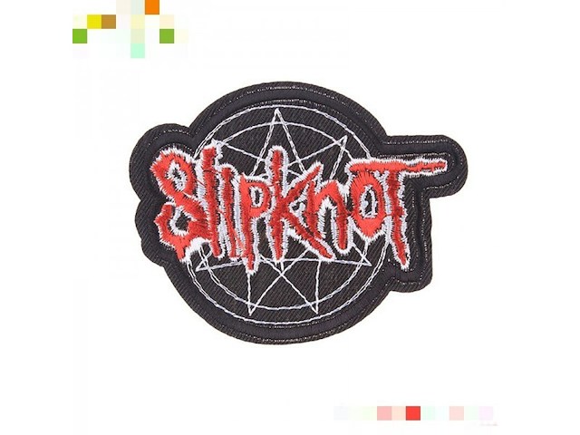 Prišivak (ševron) Slipknot 6,8×8,9 cm