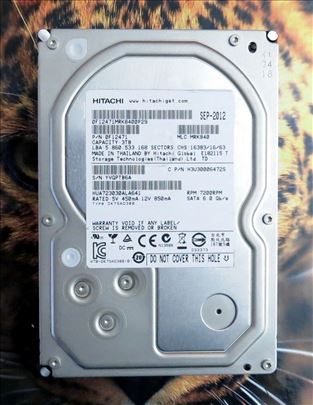 Hitachi Enterprise 3TB SATA3 64MB za 230 god Rada