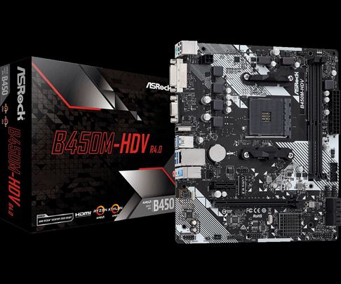 Asrock B450 RYZEN 2200G 16GB Garancija