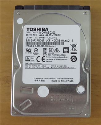 TOSHIBA 2TB 2.5" Sata3 128MB MQ04ABD200/Radio 3mes