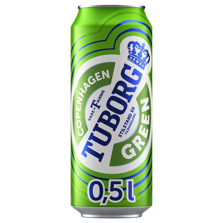 Pivo tuborg 0,5l can carlsberg