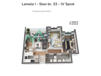 Novi Sad, Bulevar Evrope - Odličan stan na atraktivnoj lokaciji - kvalitetna granja