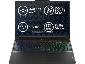 Lenovo Legion 7 16IRX9 (83FD007ERM) gejmerski laptop Intel 20-cores i7 14700HX 16 3.2K 32GB 1TB ...