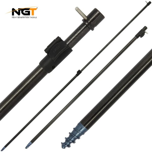 NGT 96cm Storm Pole – Extendable Aluminium Storm Pole with T Bar