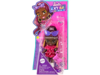 Barbie Extra Minis bordo kosa