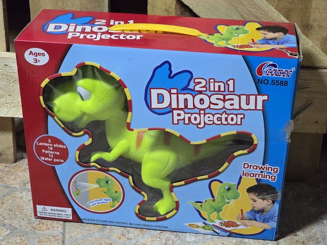 Dinosaur Projektor za crtanje oblika i prenos na papir