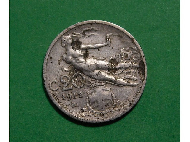 20 centesimi 1912