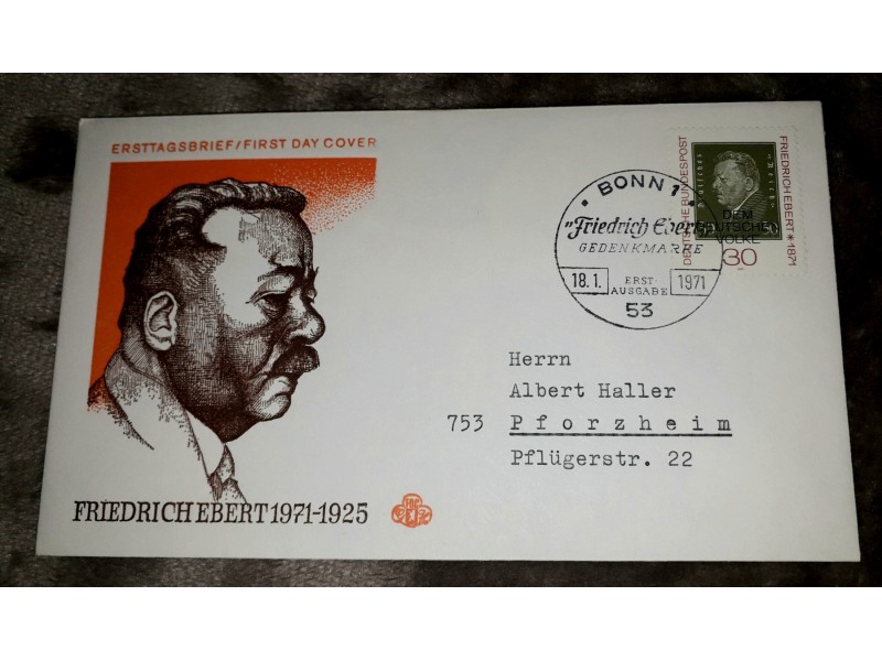 DB 1971 FDC