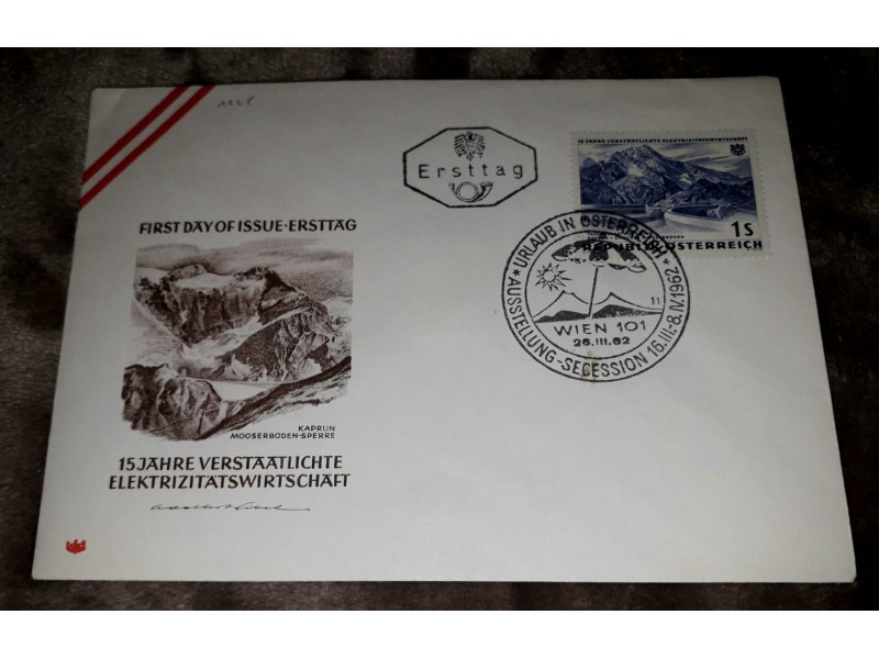 Austrija 1962 FDC