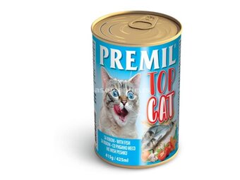 Premil Top Cat konzerva za mačke - Riba 415g